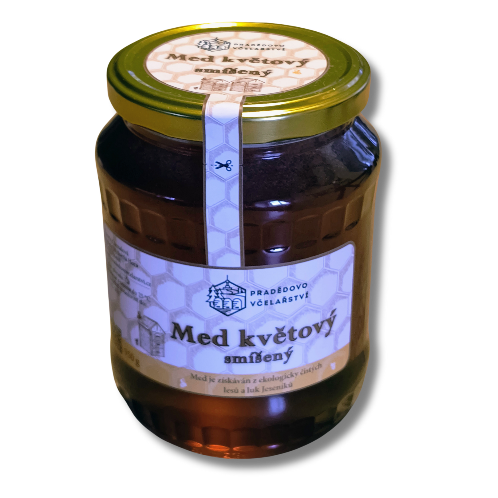 Domácí med z Jeseníků.